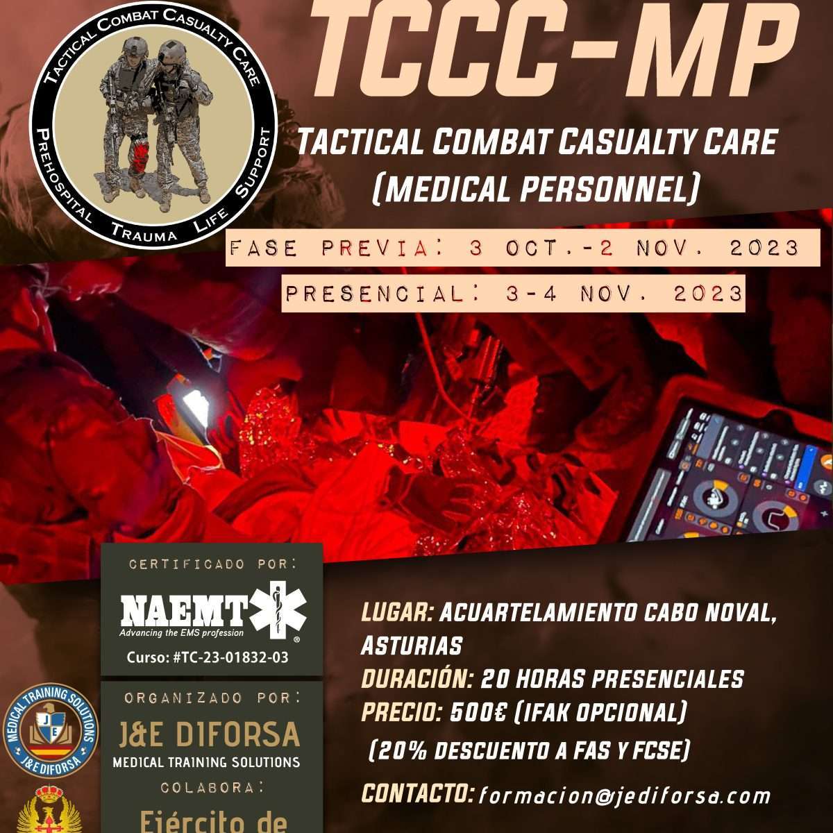 CURSO TCCC-ASM (17 De Junio 2023) | J&E DIFORSA